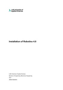 Installation of Robotino 4.0 - Theseus